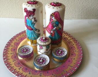 Indian candles | Etsy