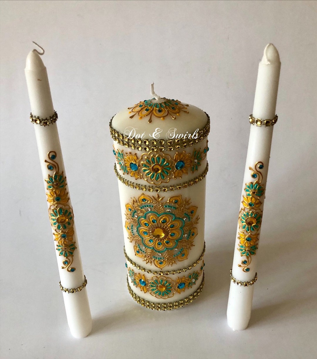 Personalized Unity Candle Set,wedding Unity Candle Set,custom Candles ...