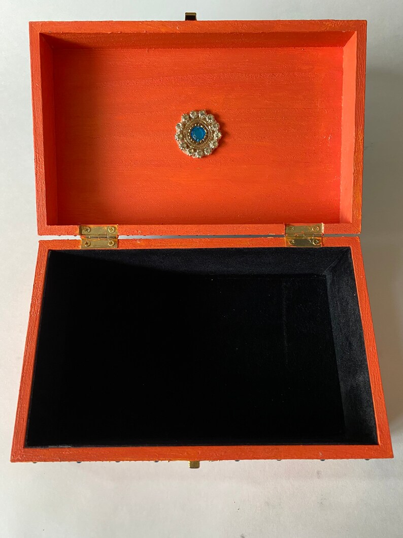 Henna Paisley Jewelry Box/wedding Box/keepsake Box/gift Box/henna ...