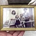 Vintage Rectangular Bronze Photo Frame With Old Family Photo Antique ...