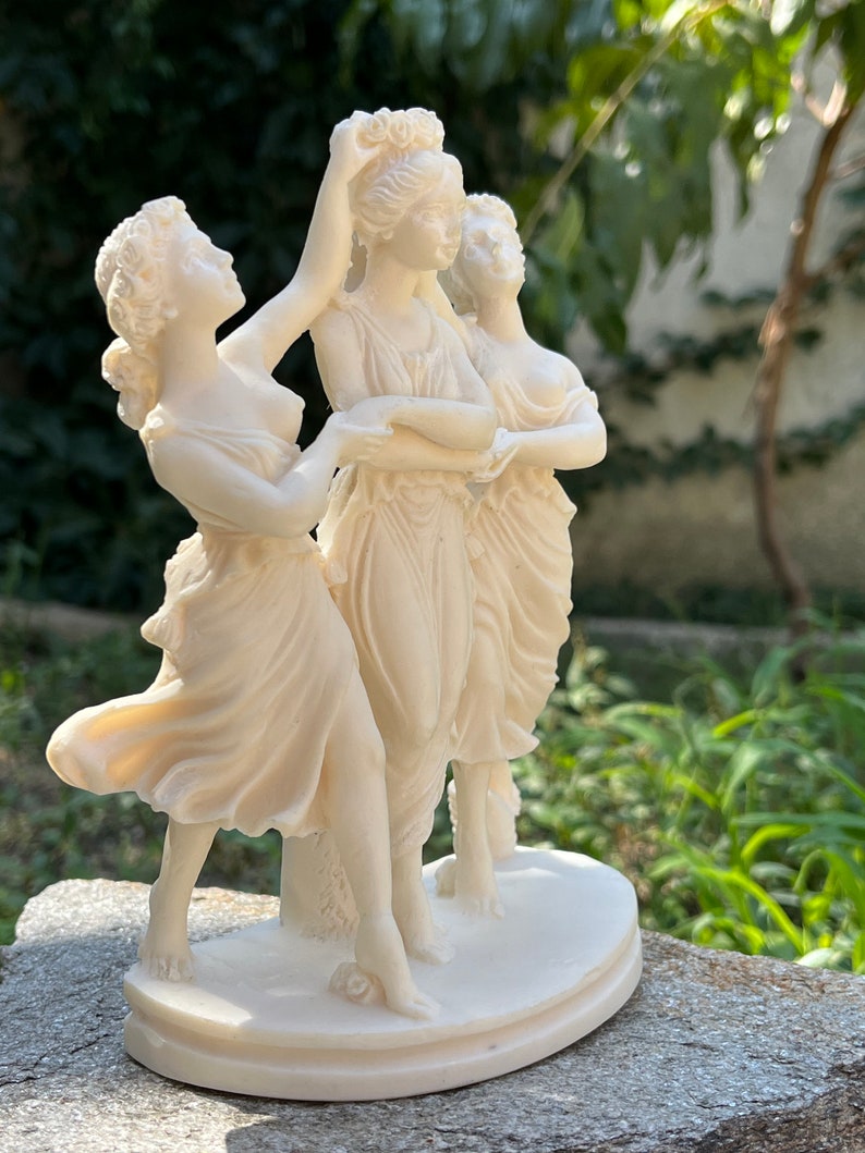 The Three Graces Statue Ancient Greek Statue Alabaster - Etsy