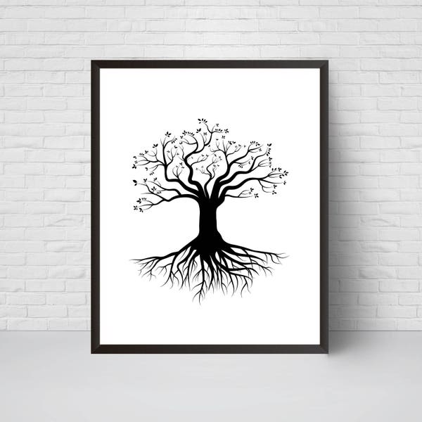 Tree Roots Wall Art - Etsy