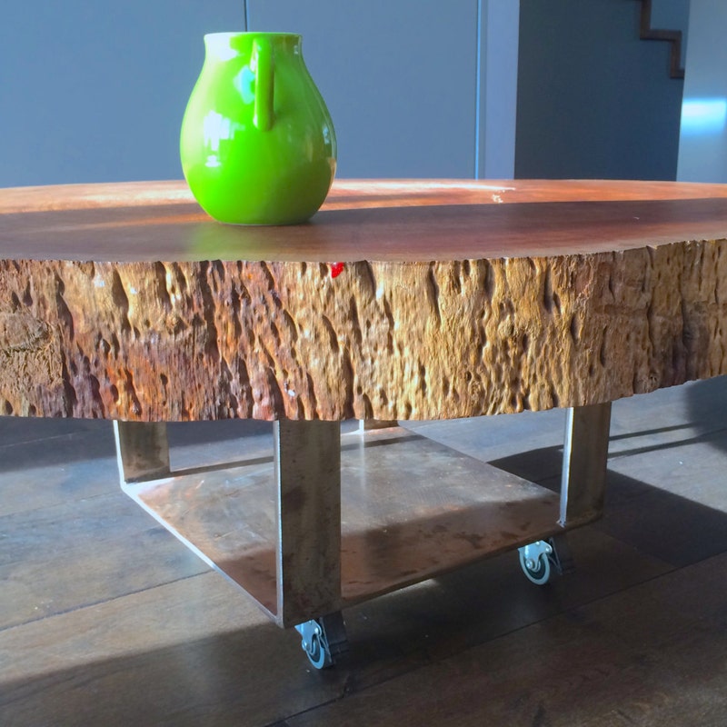 Tree Slab Coffee Table - Etsy UK