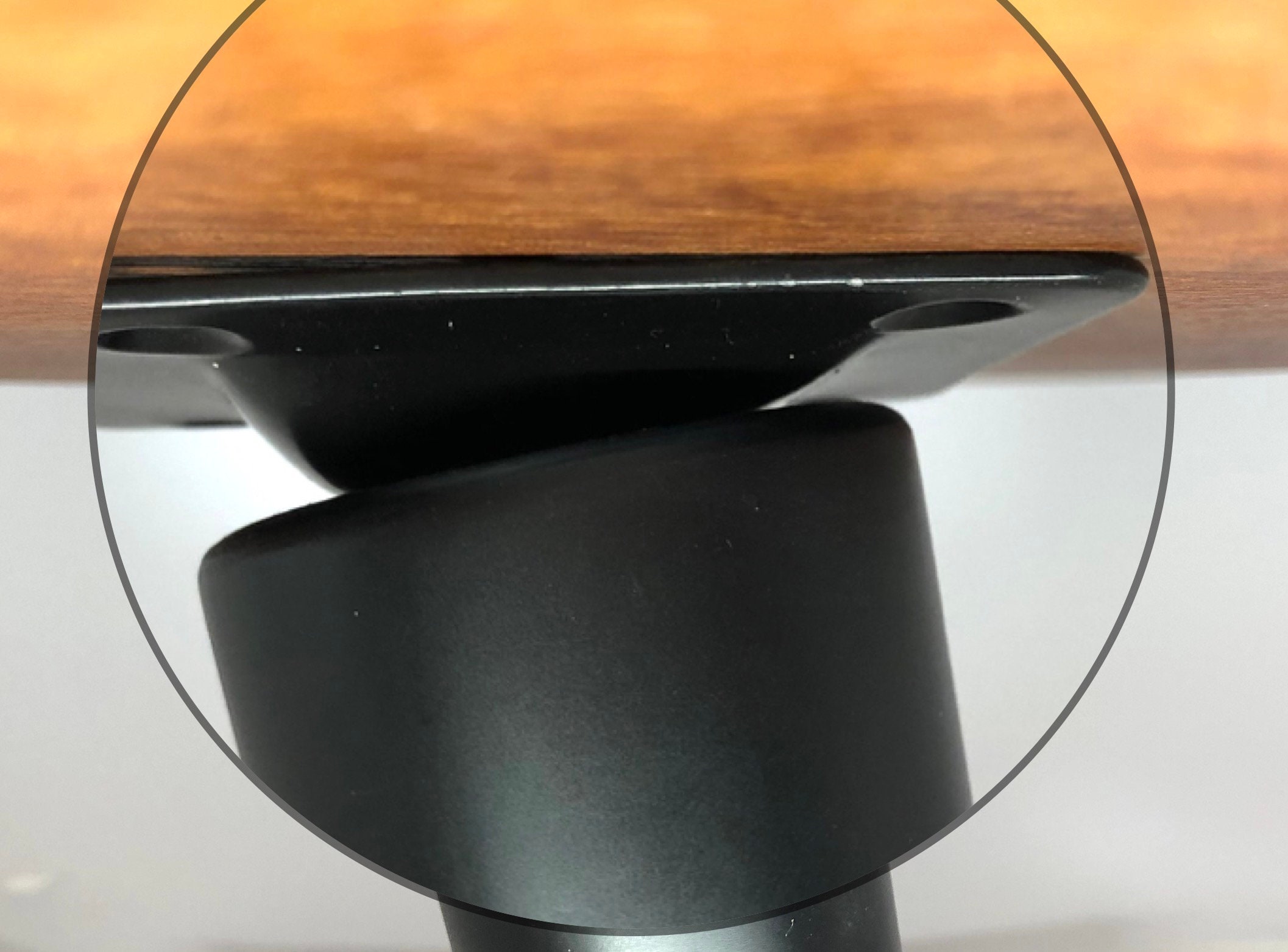 Wooden Leg Fixing, Angled or Straight Fixing,black and Metal Fixing Mid ...