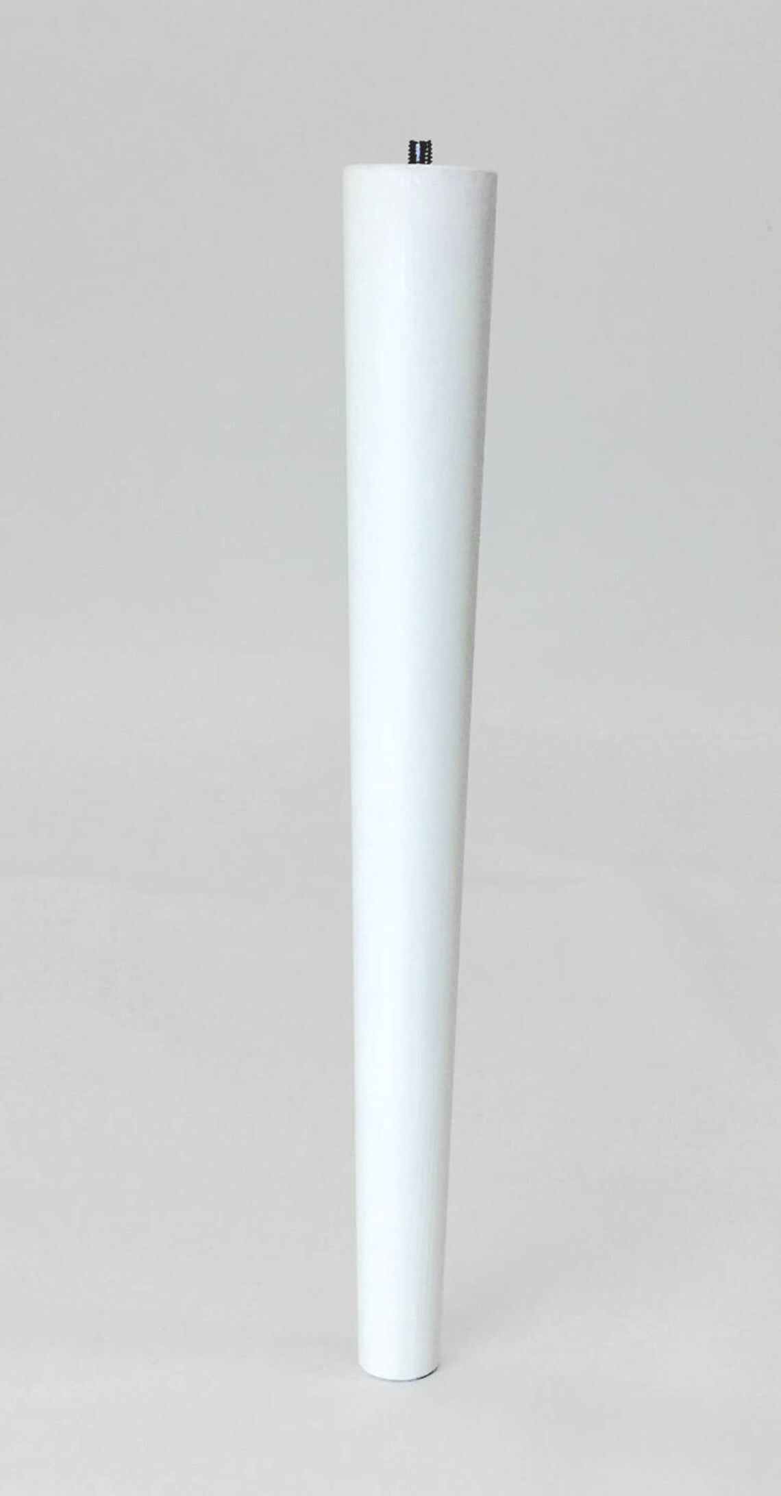 White Wooden Table Legs Black Cone Shape Legs for Furniture - Etsy UK