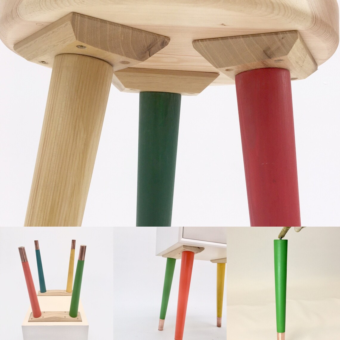 Angled Wooden Table Leg Cleat: Furniture Hardware - Etsy UK