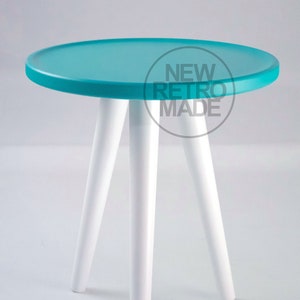 White Wooden Table Legs, Black Cone Shape Legs for Furniture in Middle ...