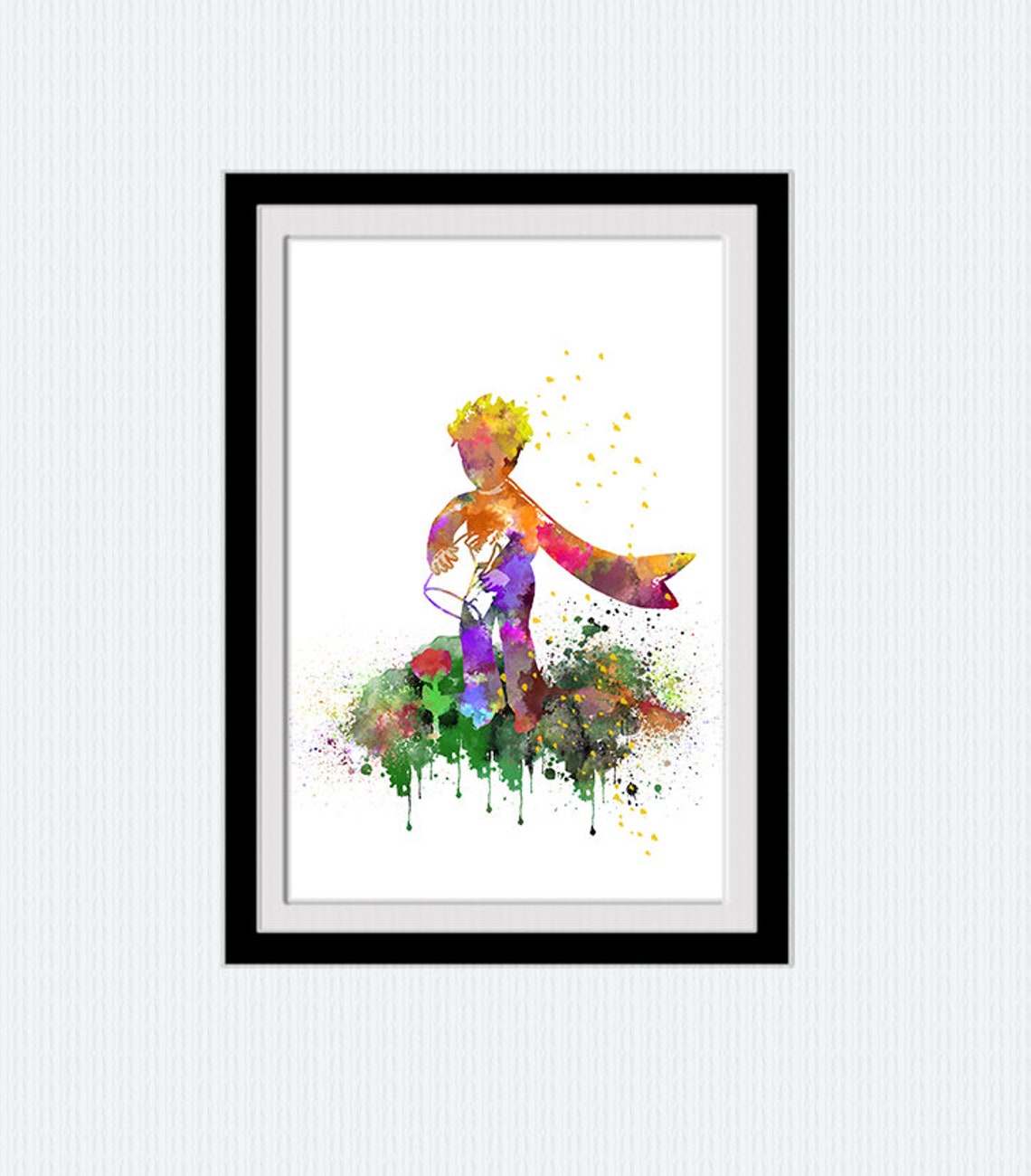 Little Prince Poster Le Petit Prince Print Antoine De Saint - Etsy