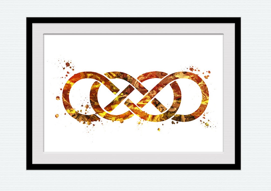 Infinity Symbol Poster Infinity Symbol Print Watercolor Infinity ...