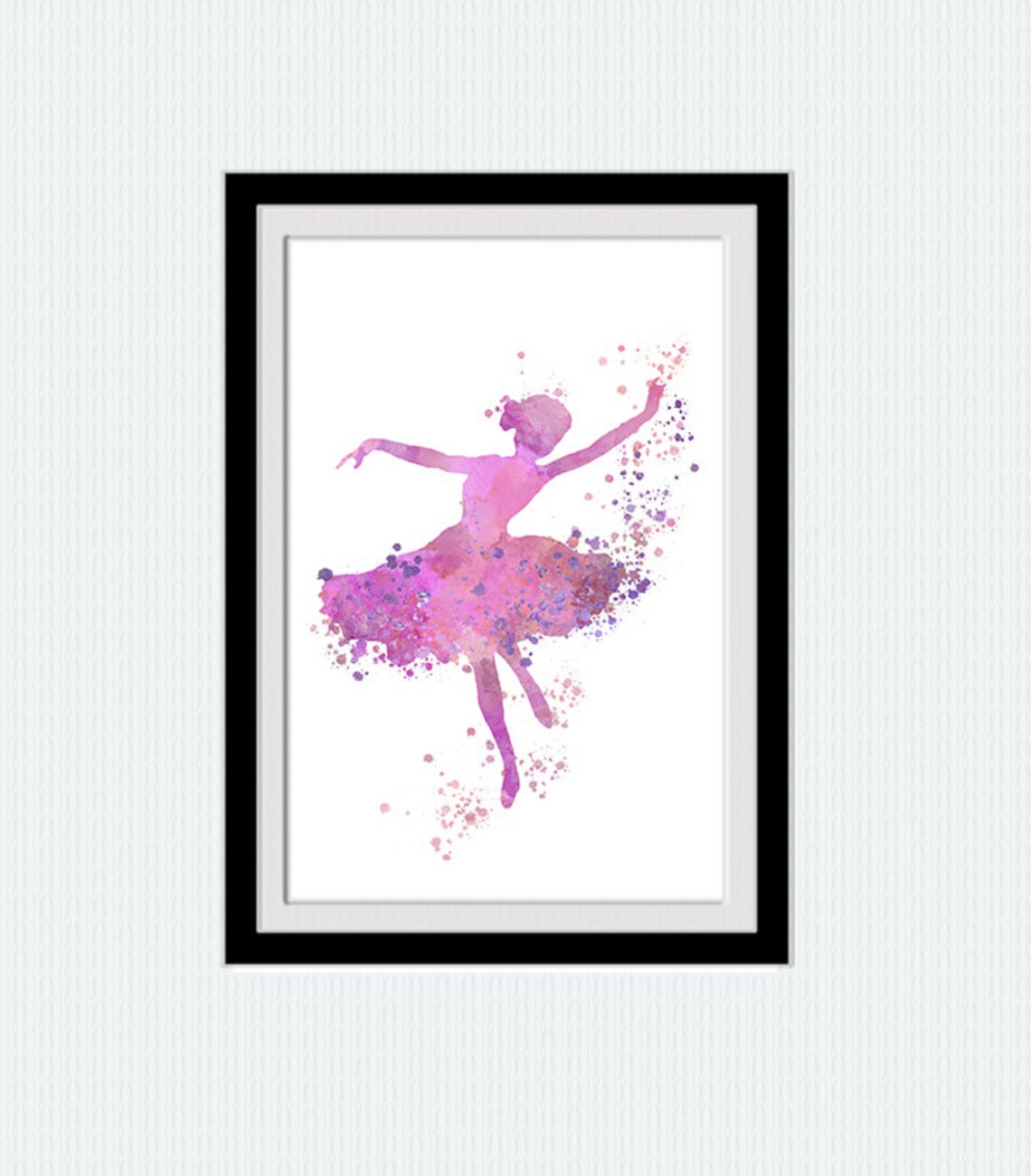 Ballet Dancer Print Ballet Studio Decor Ballerina Watercolor - Etsy