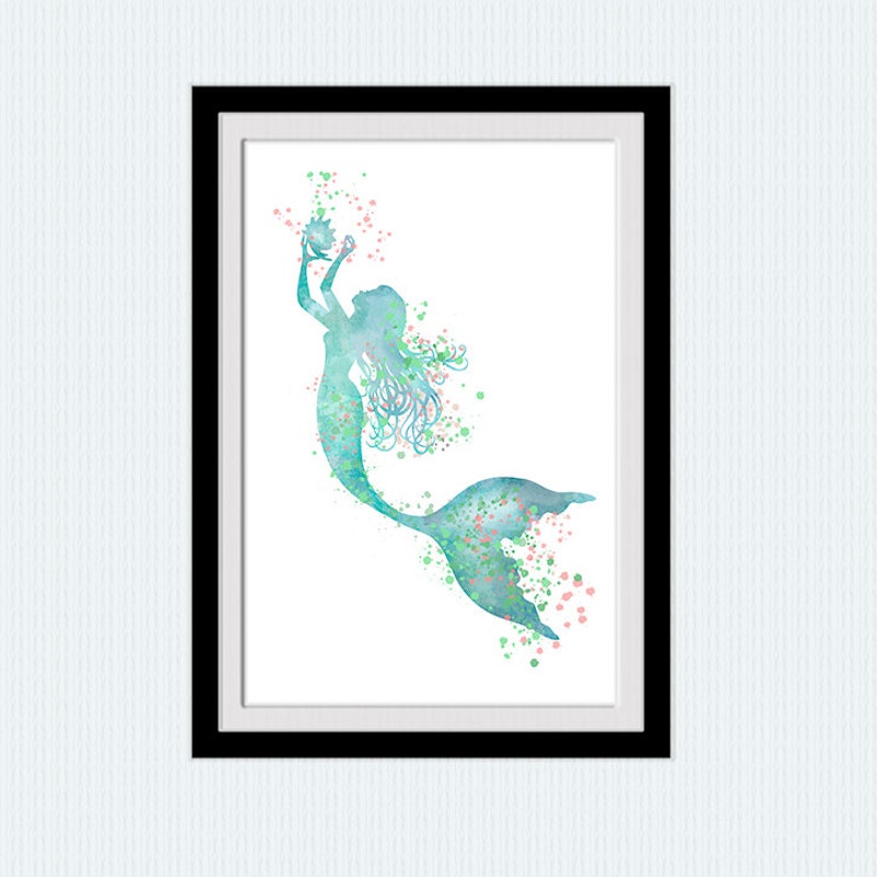 Mermaid Posters - Etsy