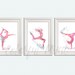 Gymnastics Girl Poster Set of 3 Sport Gymnastic Print Gymnastics Gift ...