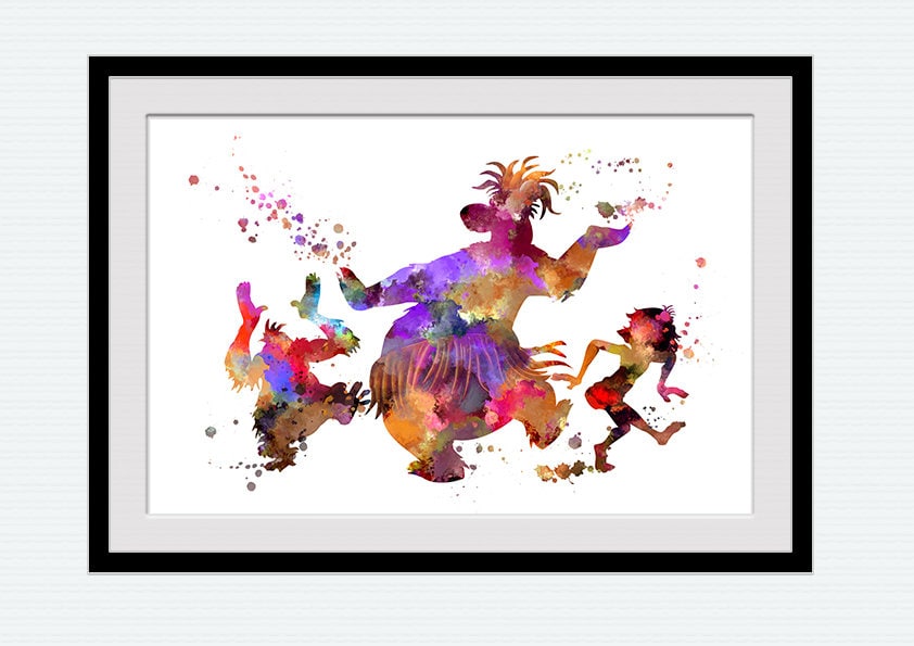 Jungle Book Set of 4 the Jungle Book Print Mowgli Poster - Etsy
