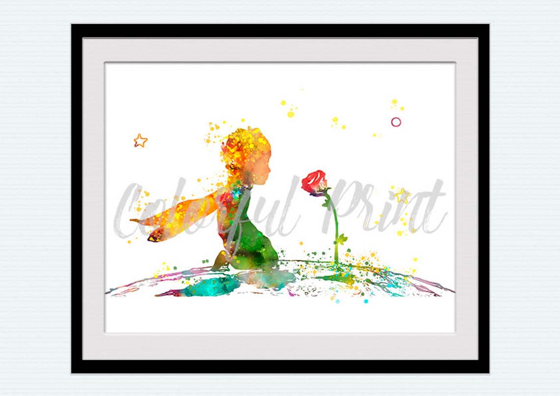 Little Prince Poster the Little Prince Print Little Prince - Etsy