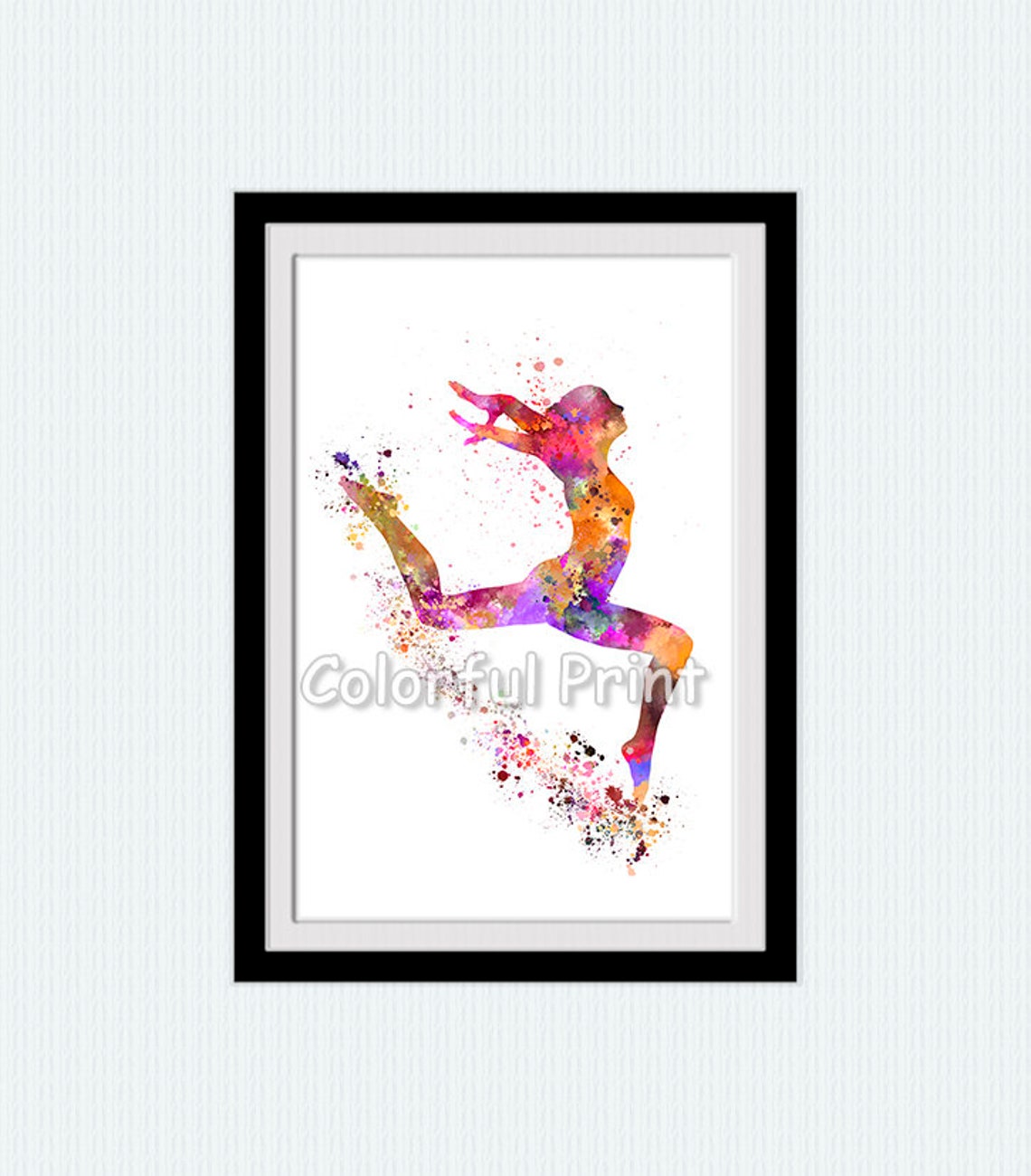Gymnastics Poster Set of 3 Gymnastics Girl Print Sport - Etsy