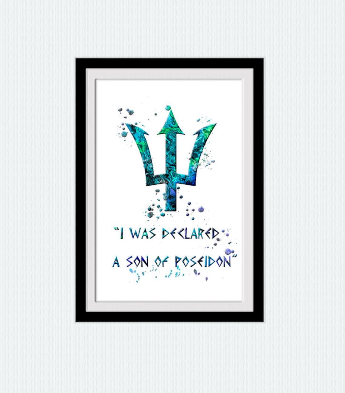 Percy Jackson Poster Set of 4 Greek Mythology Print Mythology Wall ...