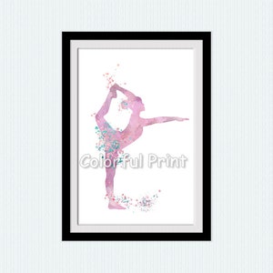 Gymnastics Poster Set of 3 Sport Gymnastics Print Gymnastics Gift Sport ...