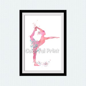 Gymnastics Girl Poster Set of 3 Sport Gymnastic Print Gymnastics Gift ...