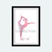 Gymnastics Girl Poster Set of 3 Sport Gymnastic Print Gymnastics Gift ...