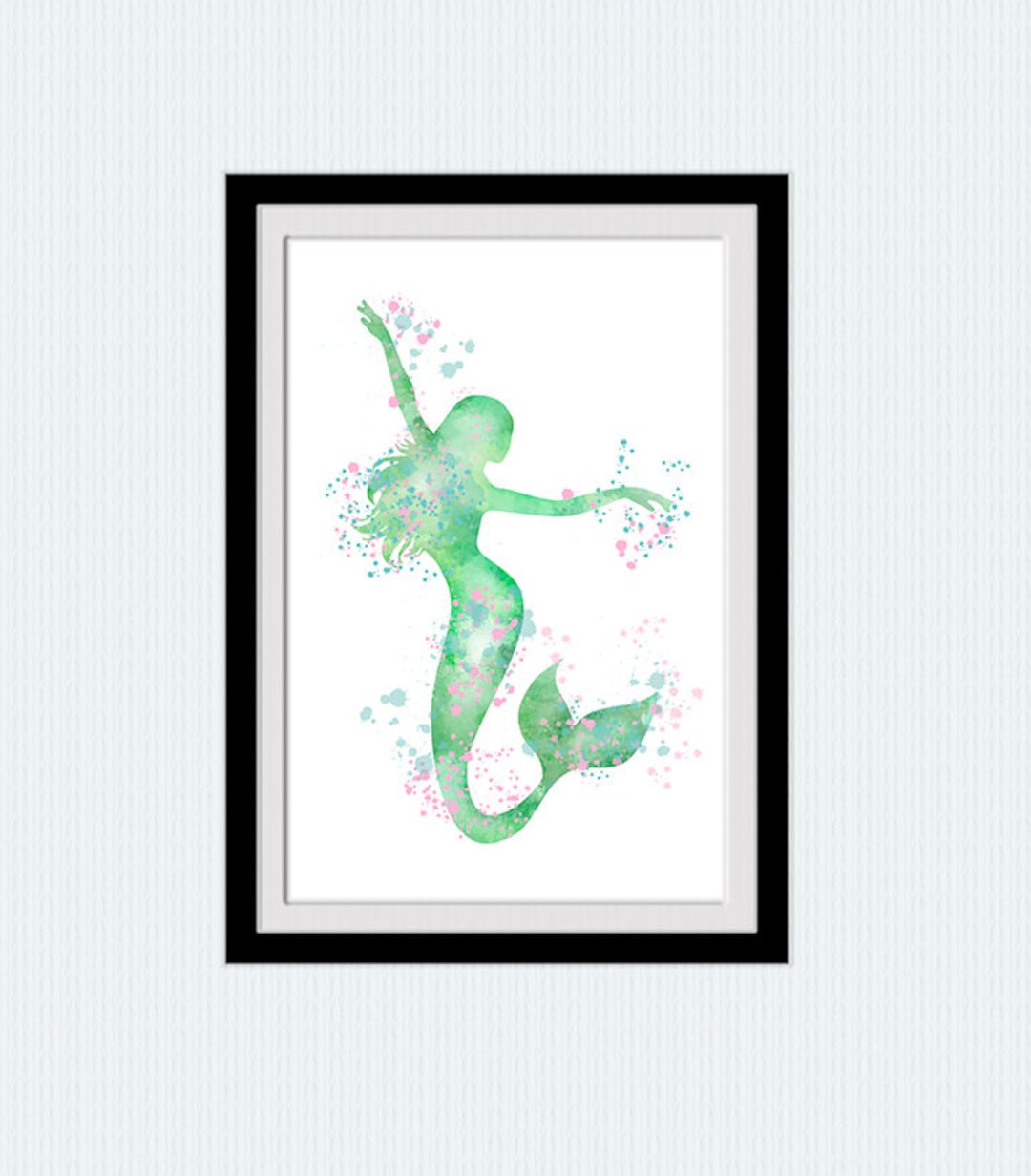 Little Mermaid Print Little Mermaid Art Poster Disney - Etsy