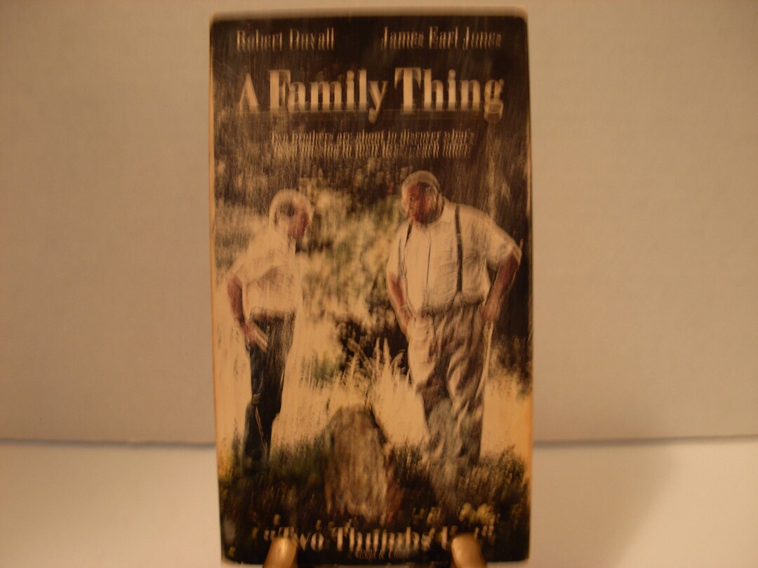 VHS Tape, A Family Thing, Robert Duvall, James Earl Jones, Color, Full ...