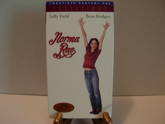 VHS Tape Norma Rae Sally Field Beau Bridges Color Full | Etsy
