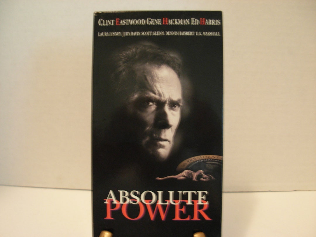 VHS Tape, Absolute Power, Clint Eastwood, Gene Hackman, Color, Full ...