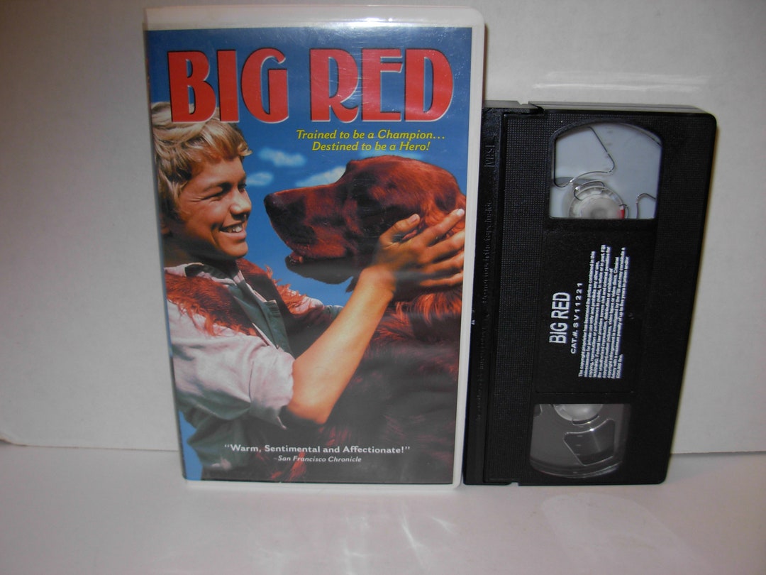 VHS Tape Clam Shell Big Red Walter Pidgeon Gilles Payant - Etsy