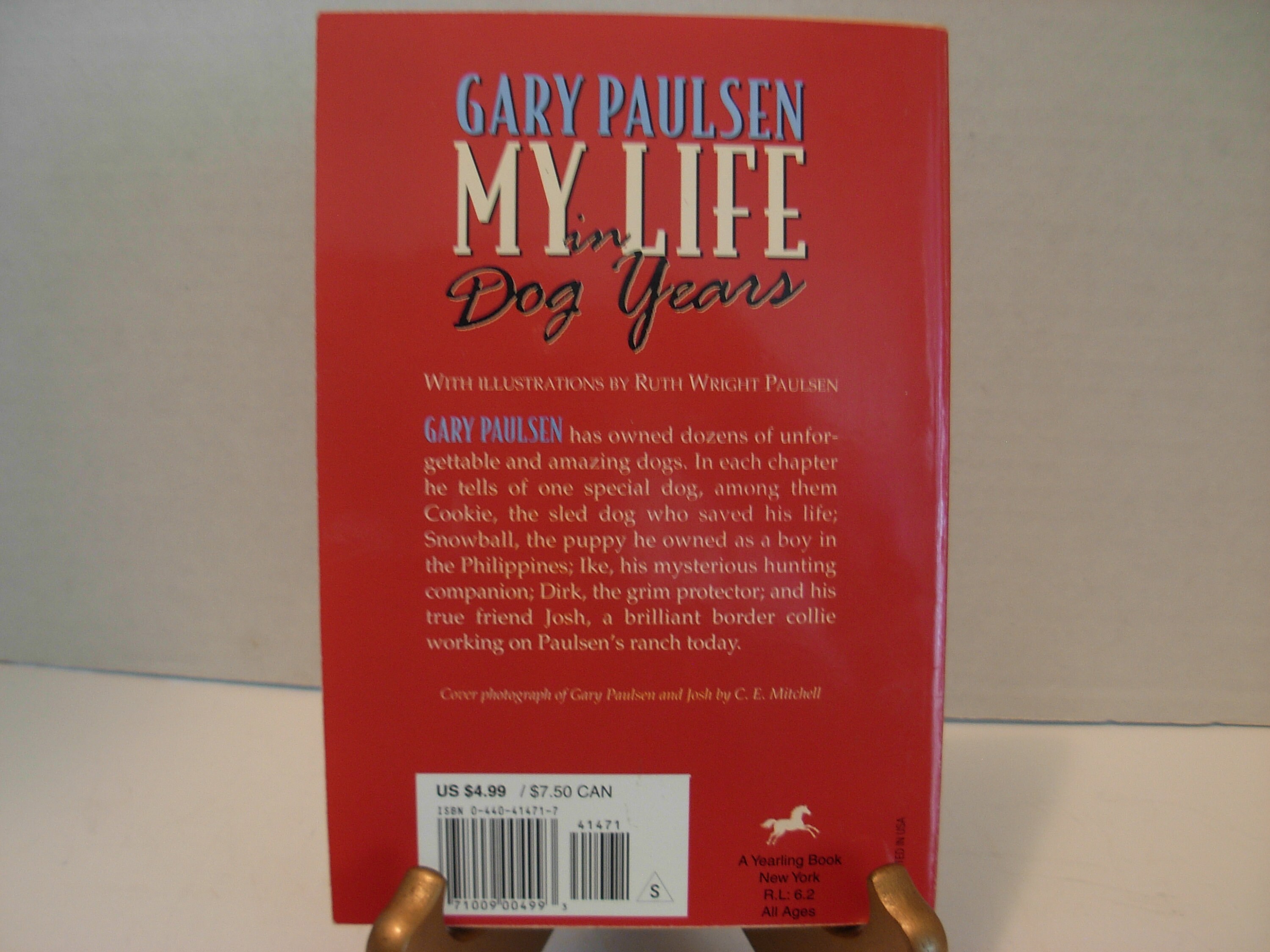 Gary Paulsen My Life in Dog Years Softcover Book Free - Etsy UK