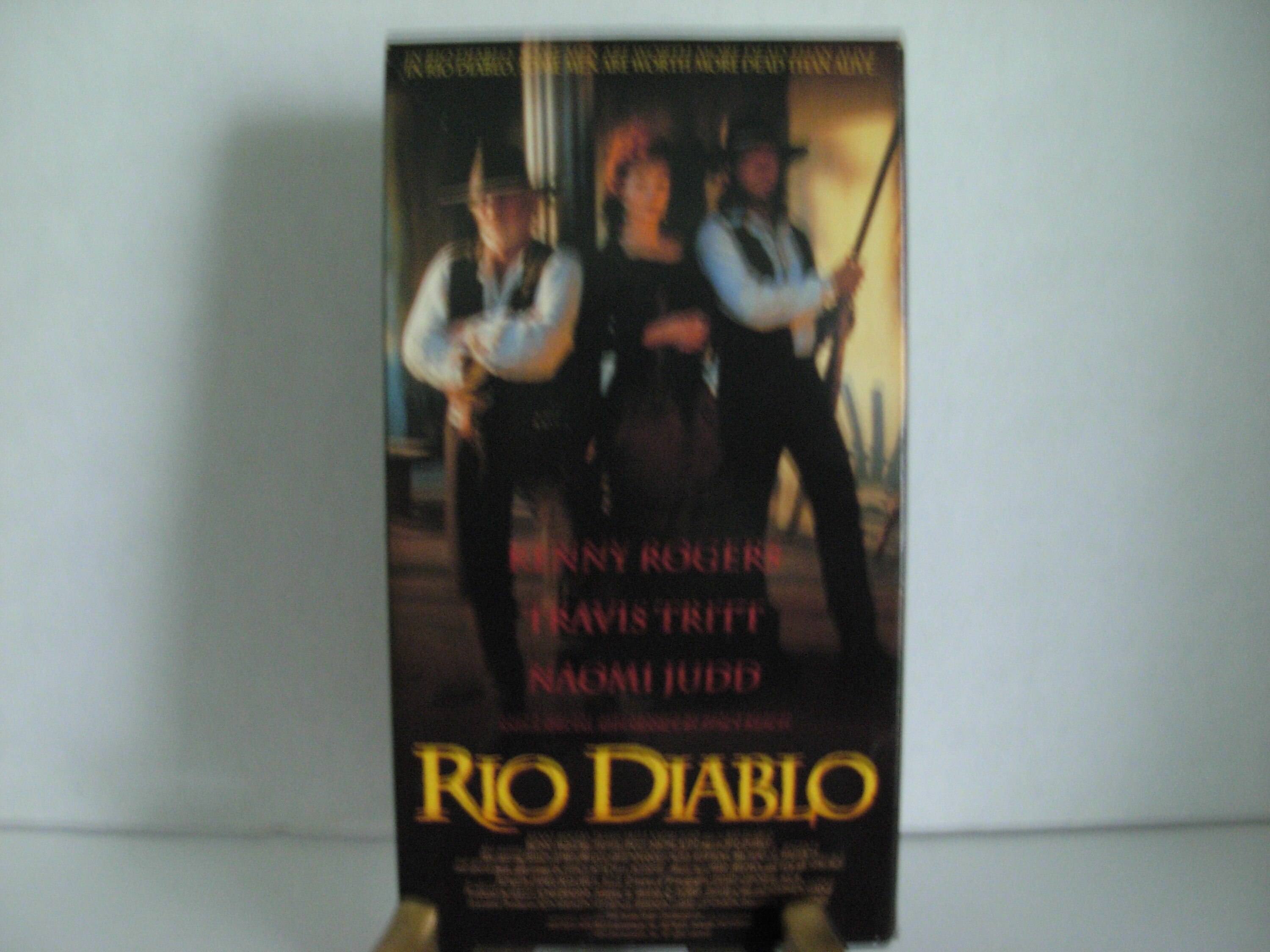 VHS TAPE. Rio Diablo, Kenny Rogers, Travis Tritt, Color, Full Screen ...