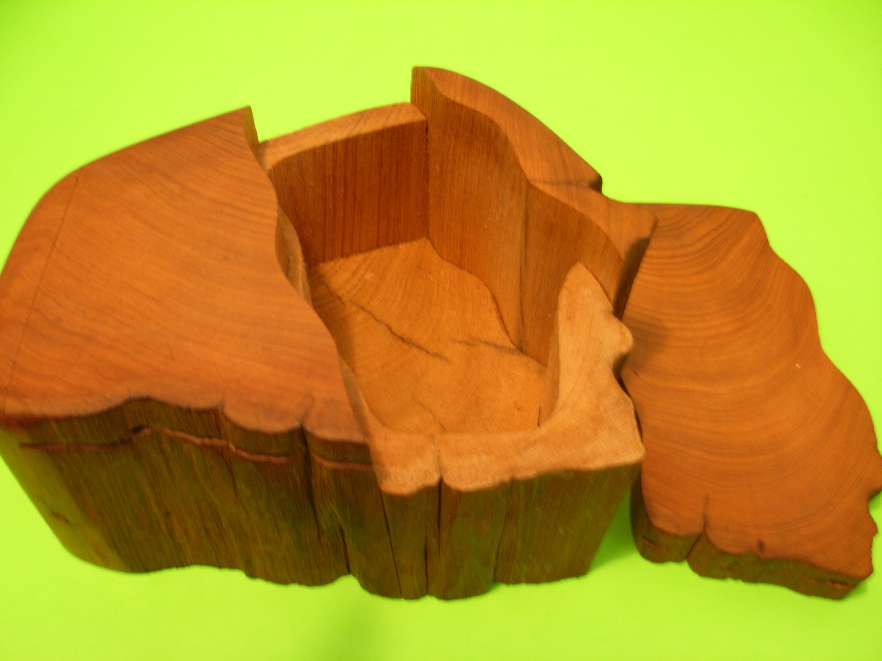 Vintage Wooden Tree Trunk Jewelry Box Storage Container - Etsy Australia