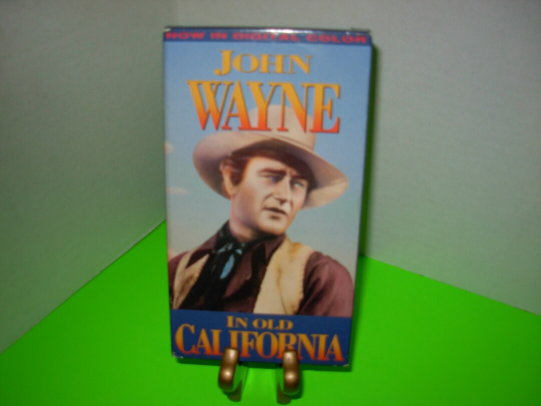 In Old California, VHS Tape, John Wayne, Color, Free Shipping - Etsy