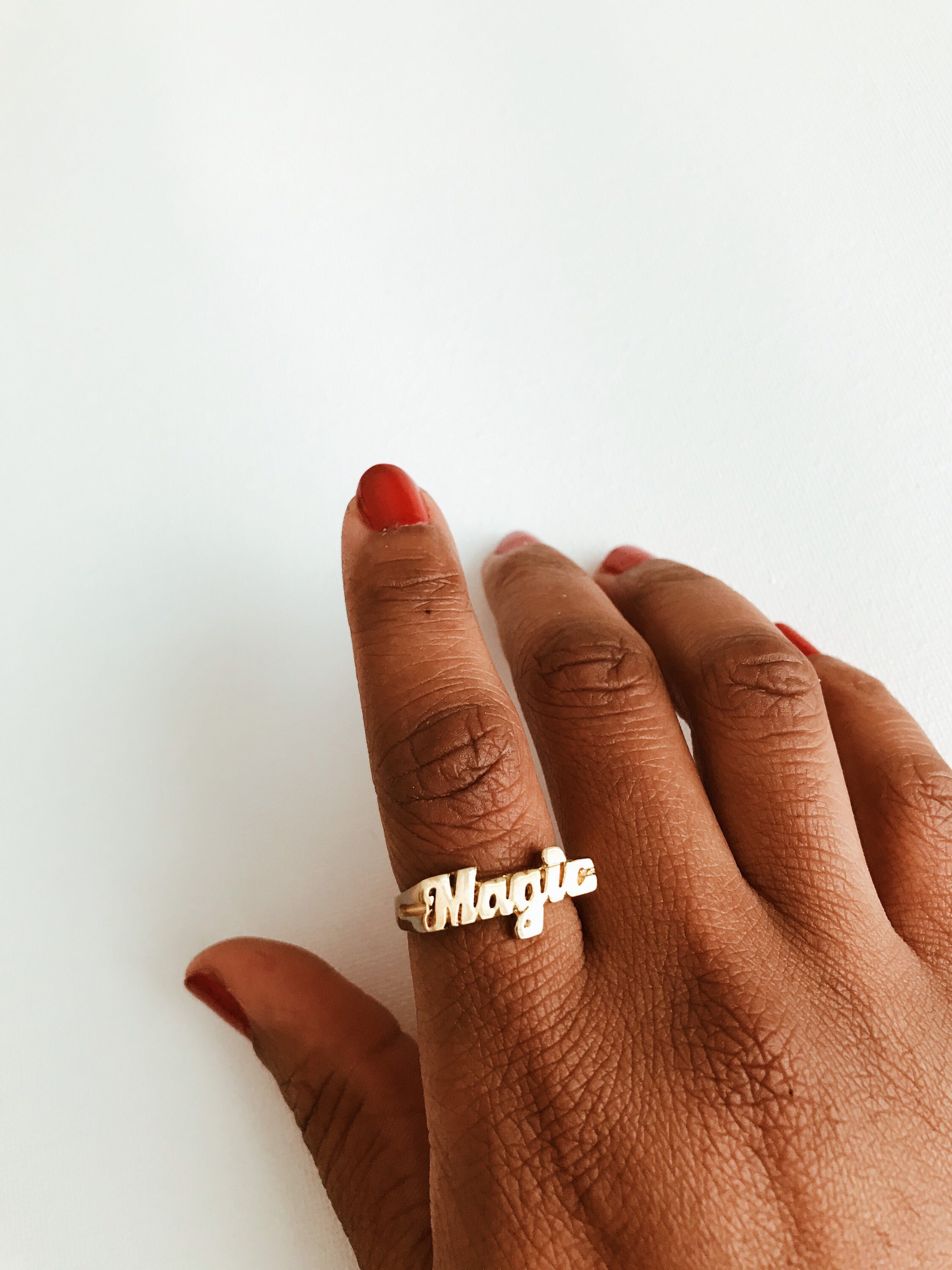 Magic Ring // Solid Brass Ring Gold Ring African Jewelry | Etsy