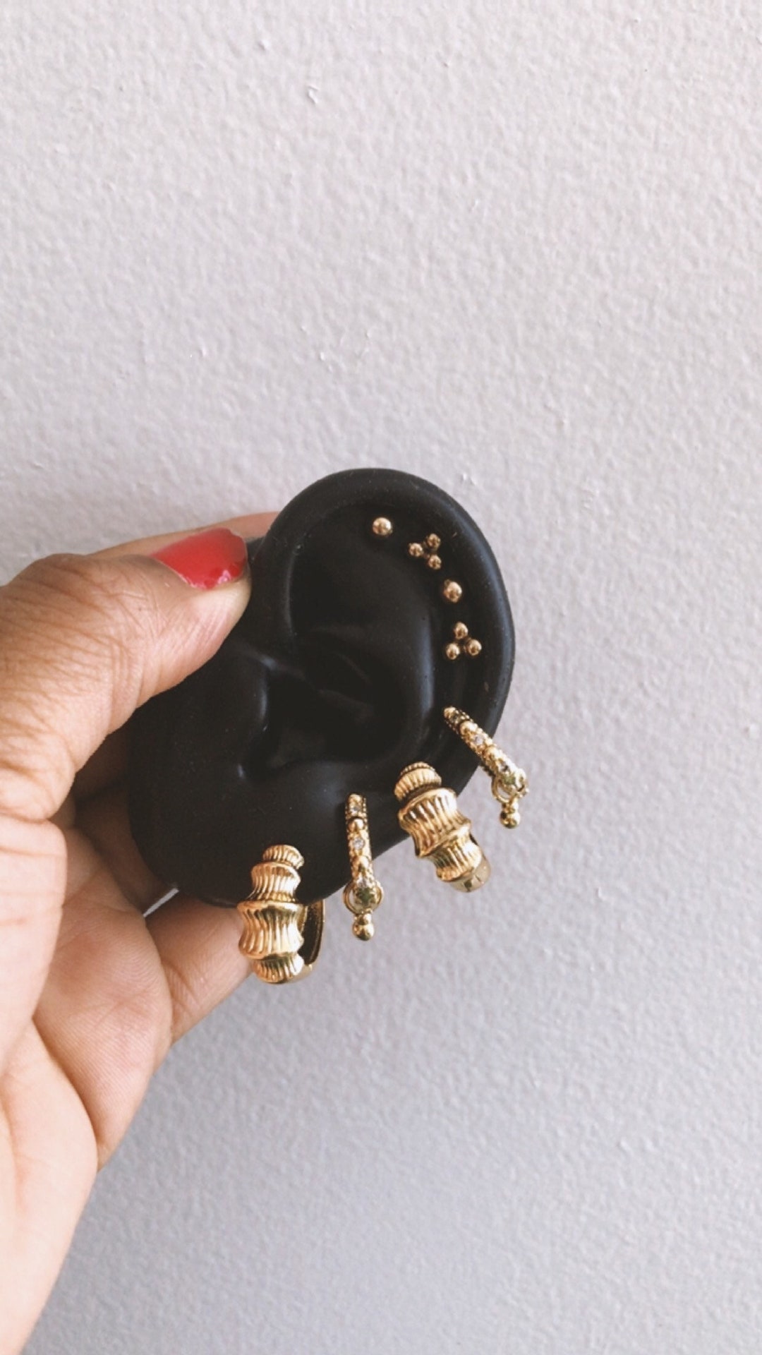 Small Bamboo Hoops // African Jewelry, Gold Plated Hoops, Gold Jewelry ...