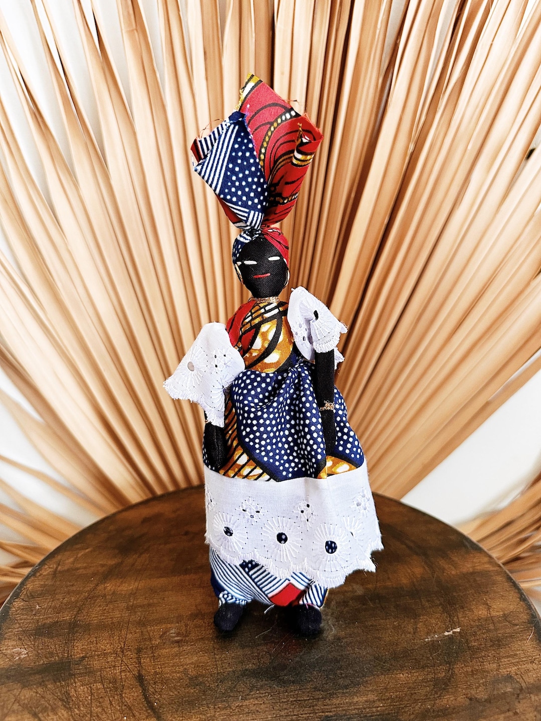Mama Africa Doll #2// African Kente Doll, African Statue, African Art ...