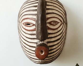 Congo Wood Mask - Etsy