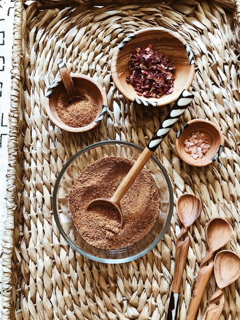 Batik Olive Wood Coffee Scoop //african Goods, African Spoons, Wood ...