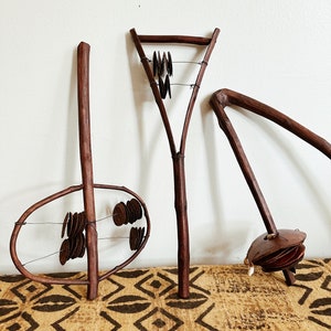 Oval Sistrum Rattle //african Shaker, African Rattle, African ...