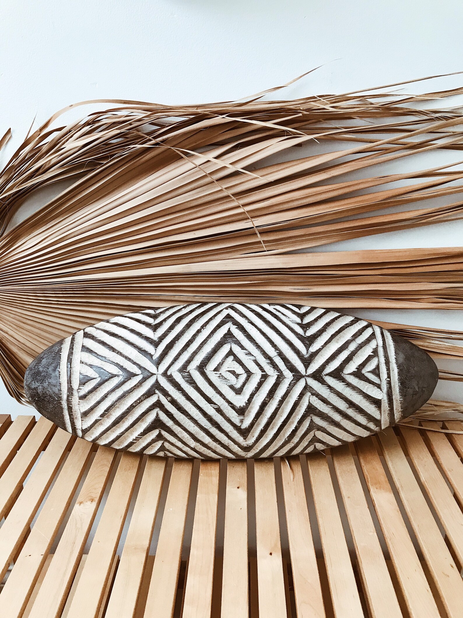 Long Cameroon Shield 2 // African War Shield Wood Shield - Etsy