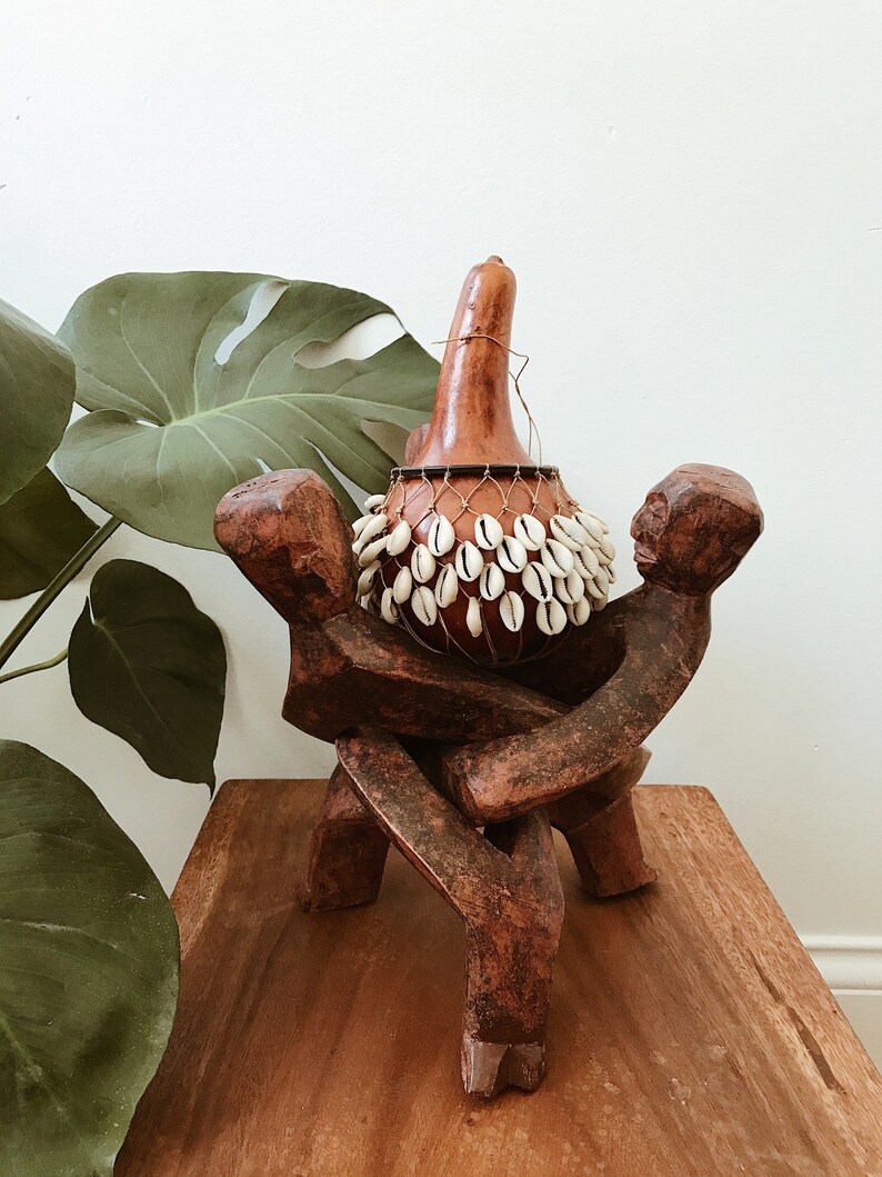 African Unity Statue// African Wood Statue Afrocentric Style - Etsy