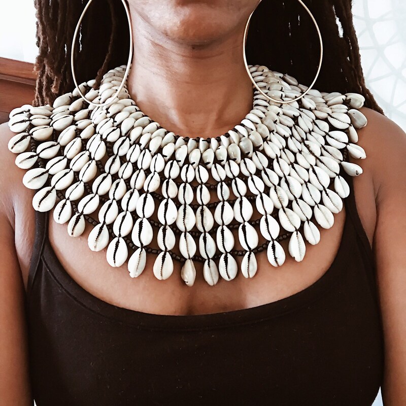 Cowry Shell Necklace - Etsy