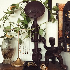 African Unity Statue// African Wood Statue Afrocentric Style - Etsy