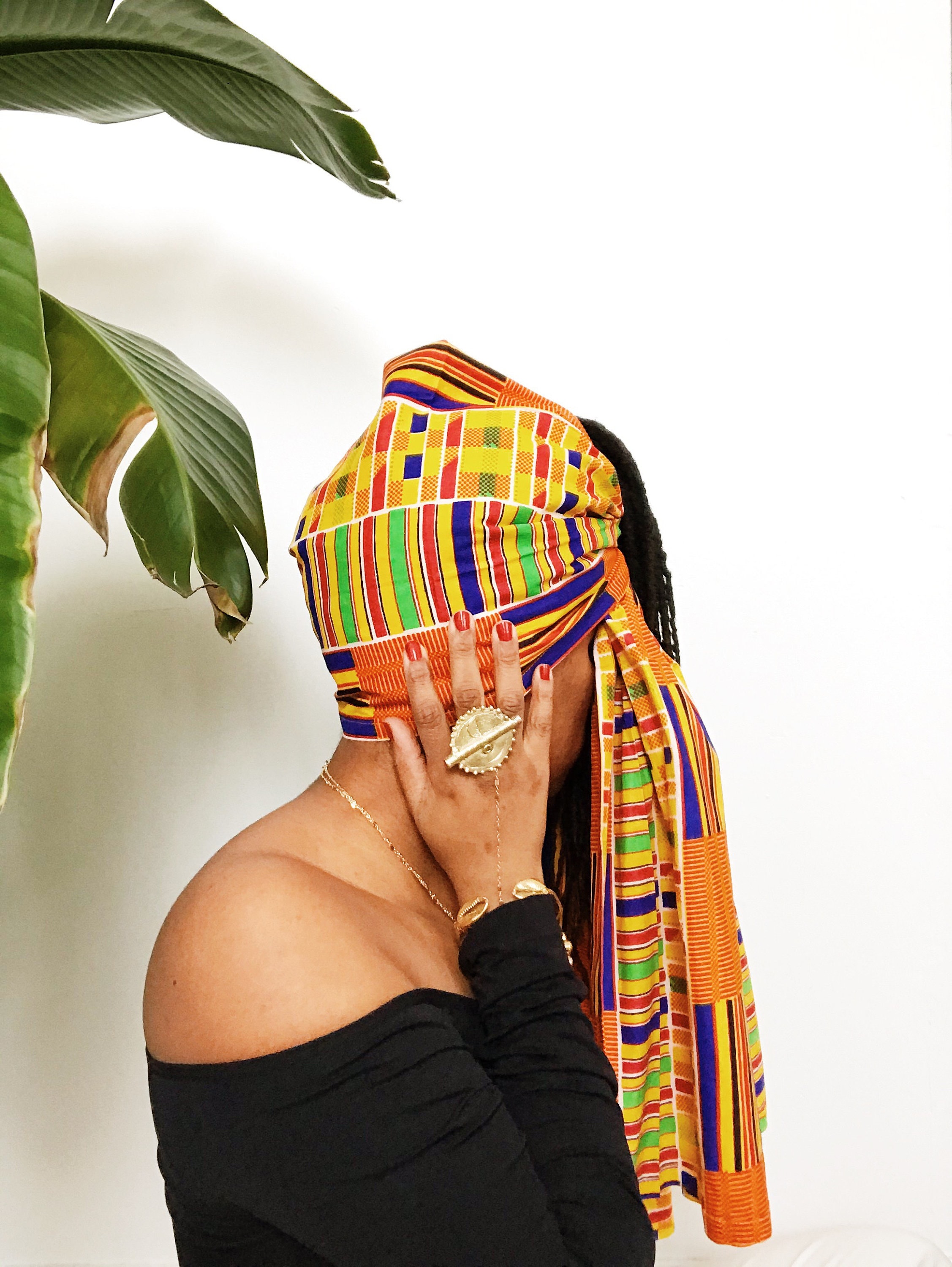Kenyan Head Wrap //african Print Head Wrap, African Head Wrap, Wrap ...