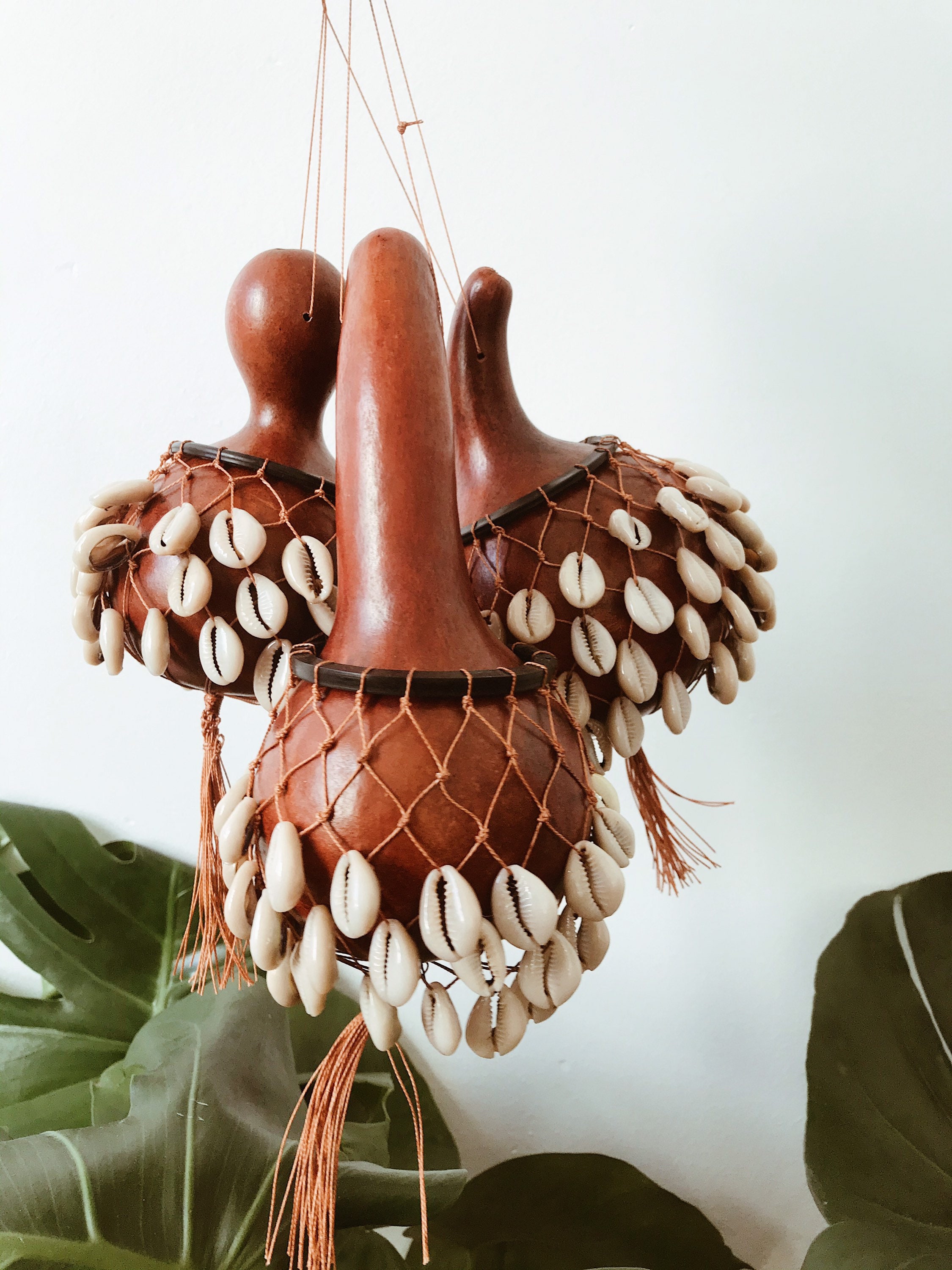 Shekere Cowrie Shell Rattle //jabara Axatse Netted Cowrie - Etsy