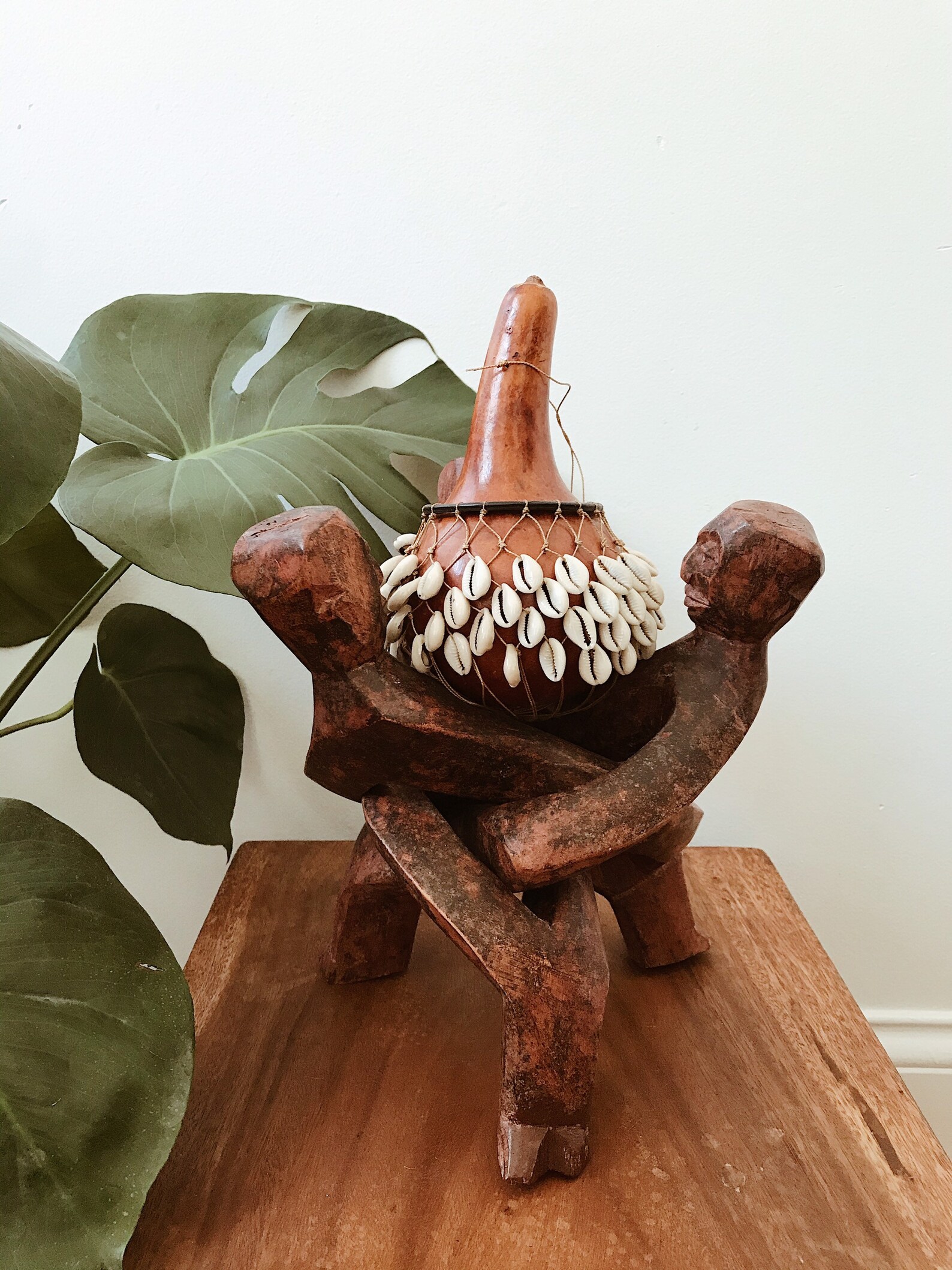 Shekere Cowrie Shell Rattle //jabara Axatse Netted Cowrie - Etsy