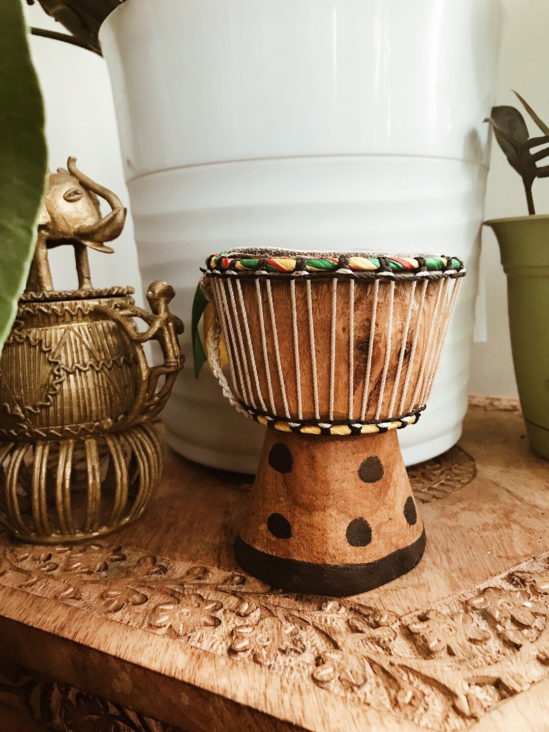 Tiny Accra Djembe Drum// African Drum African Instrument - Etsy