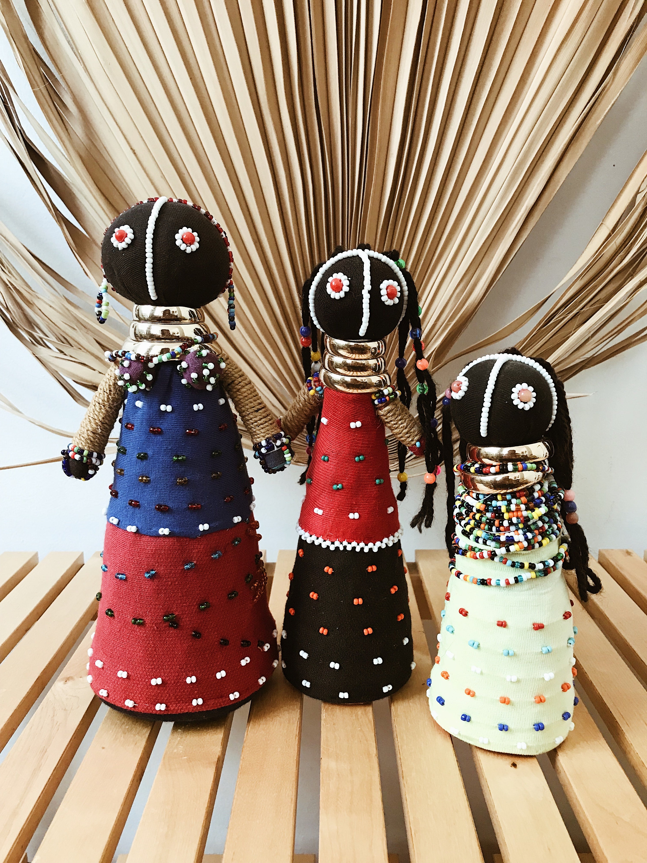 Ndebele Ceremonial Doll // African Beaded Doll, African Statue, African ...