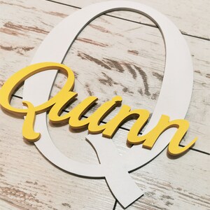 Personalized 3D Wood Name Sign – Nursery Wall Decor, Baby Shower Gift ...