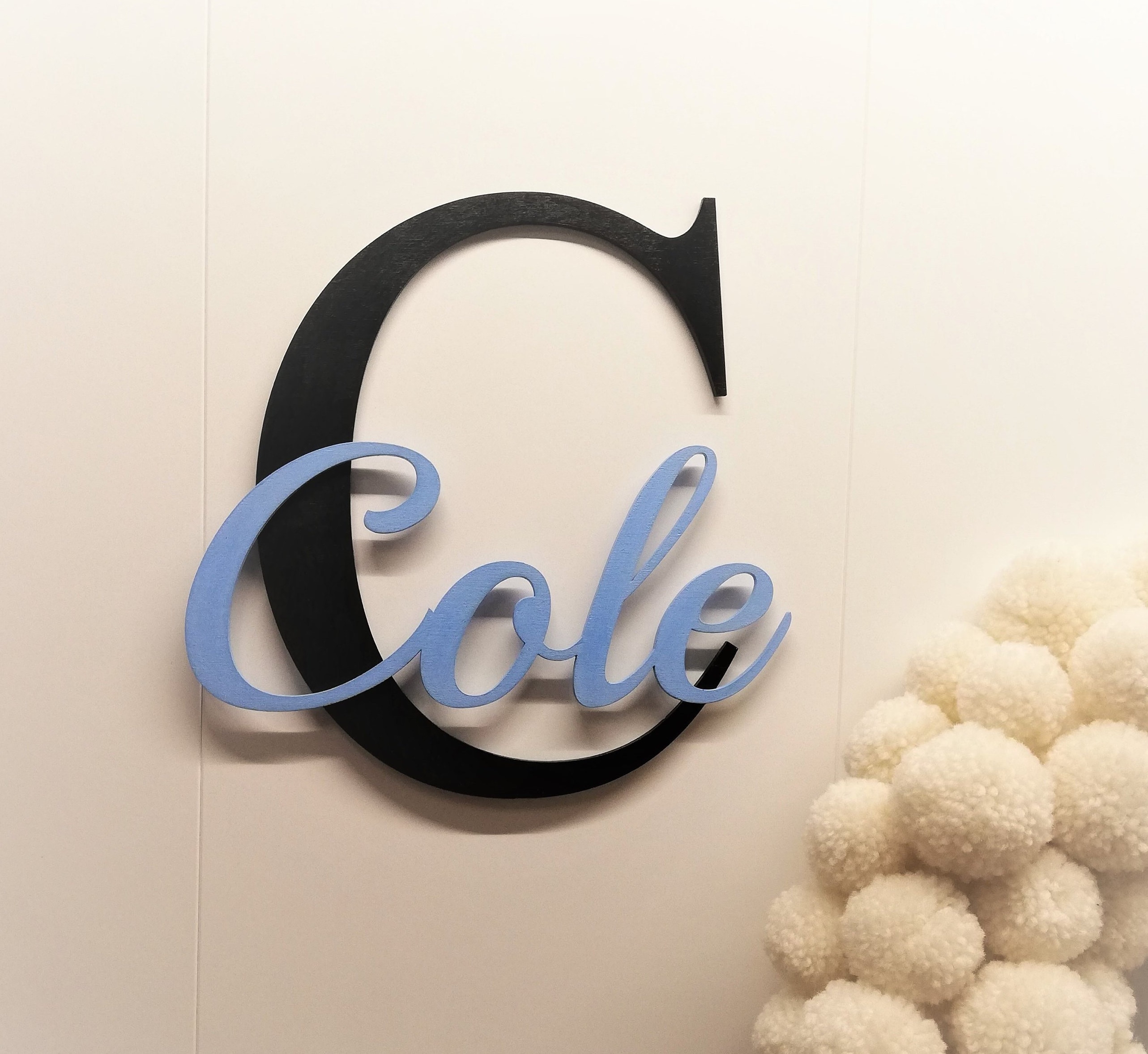 Baby Room Wooden Wall Decor / Personalized Nursery Decor / Wooden ...