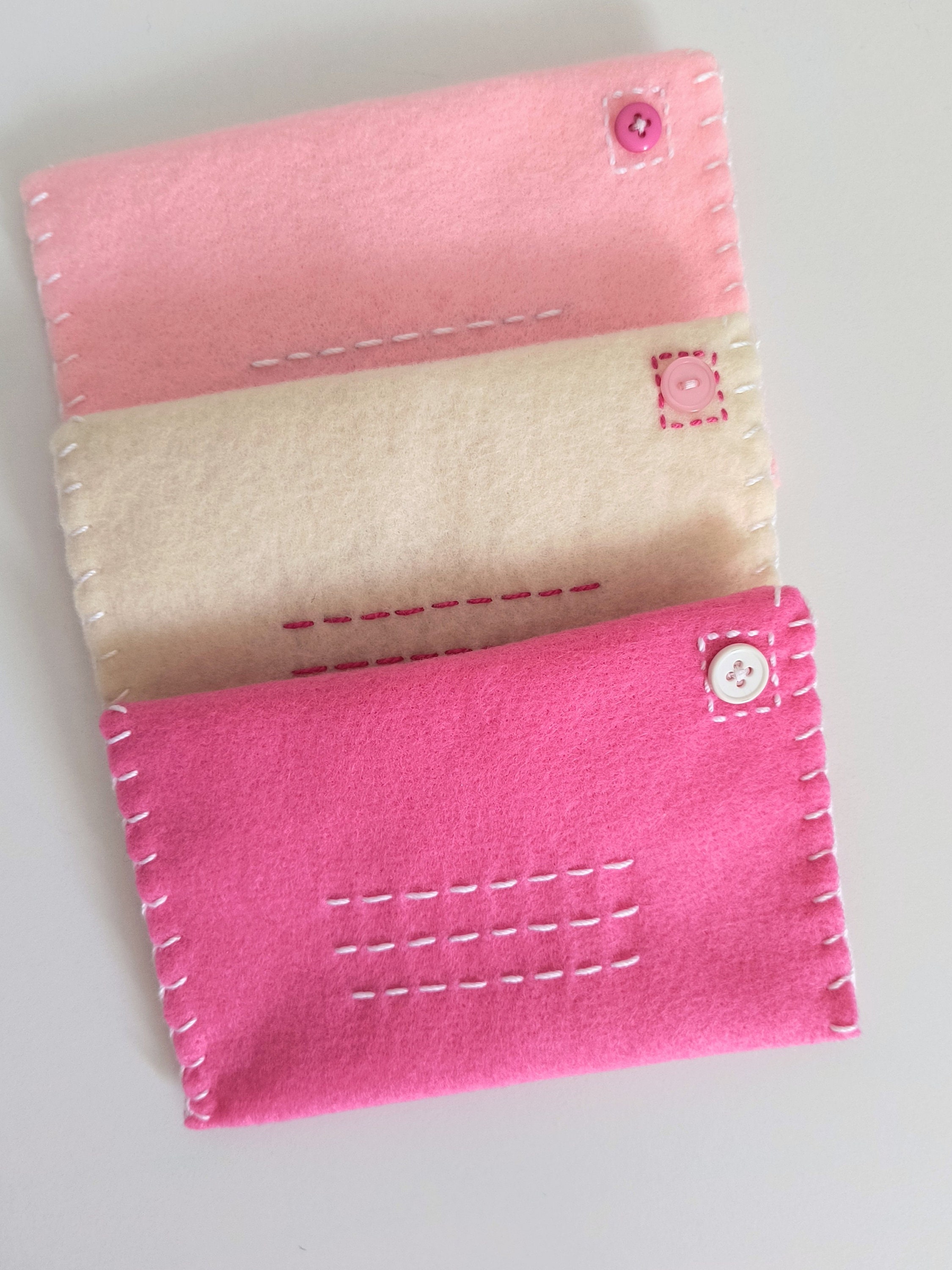 Felt Envelopes // Pretend Play // Set of 3 // Button Enclosure // Mail ...